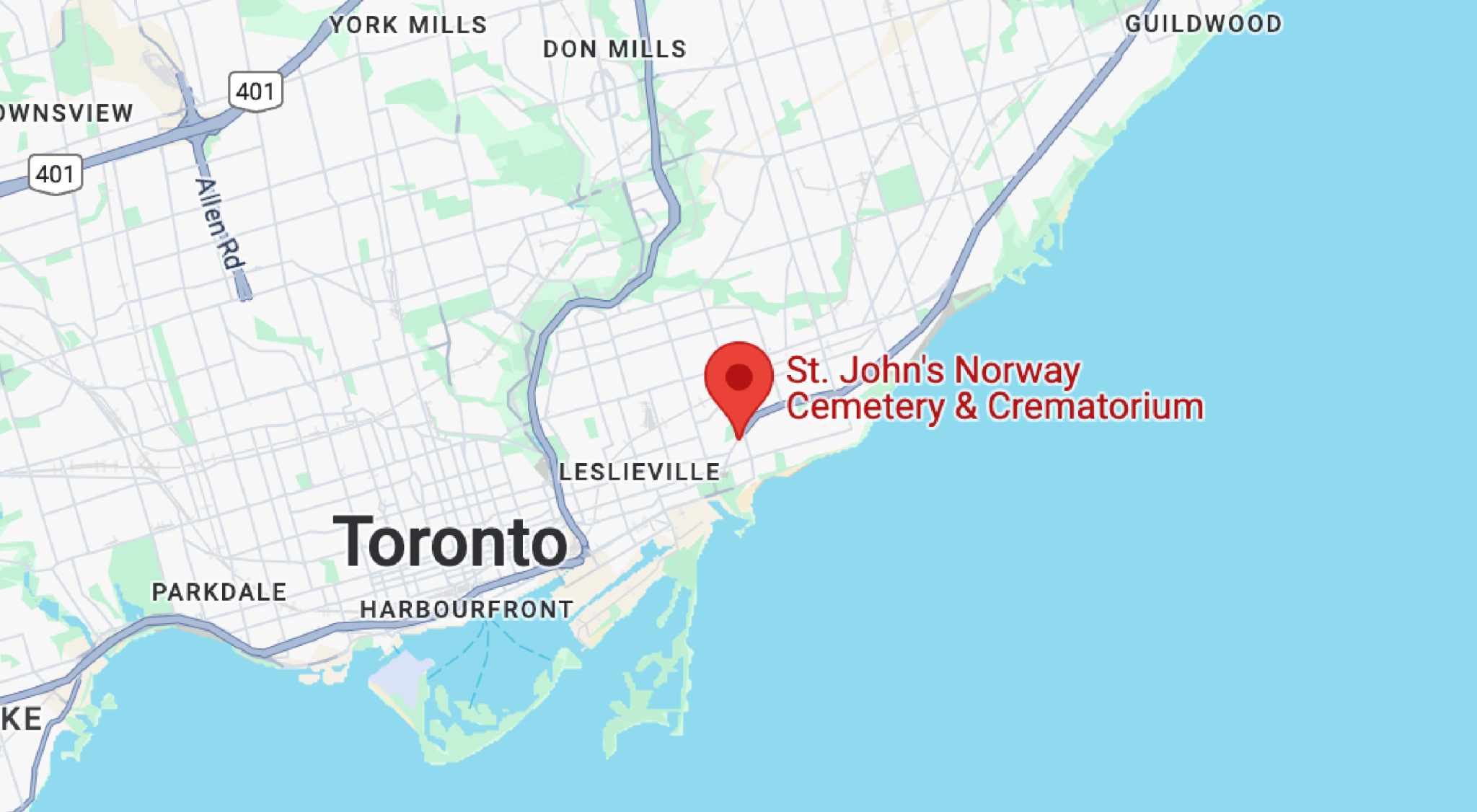 St. John's Norway Cemetery & Crematorium – At the heart of the Beach ...